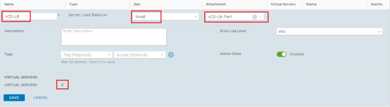 Configure NSX-T 3.x Load Balancer for Cloud Director 10.x Cells