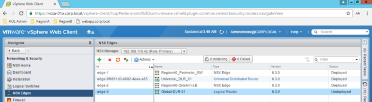 Nsx V Distributed Logical Router With Or Without Control Vm