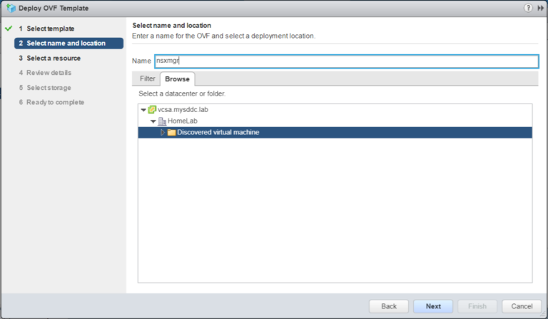 Step-By-Step: Install and Configure NSX Manager 6.4.1