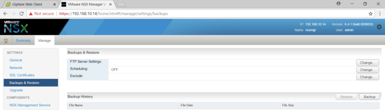 Step-By-Step: Install and Configure NSX Manager 6.4.1