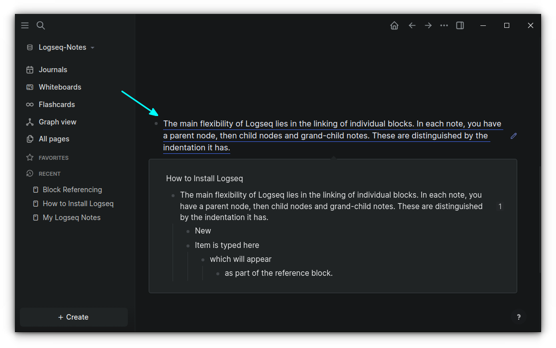 Exploring Pages, Links, Tags, and Block References in Logseq