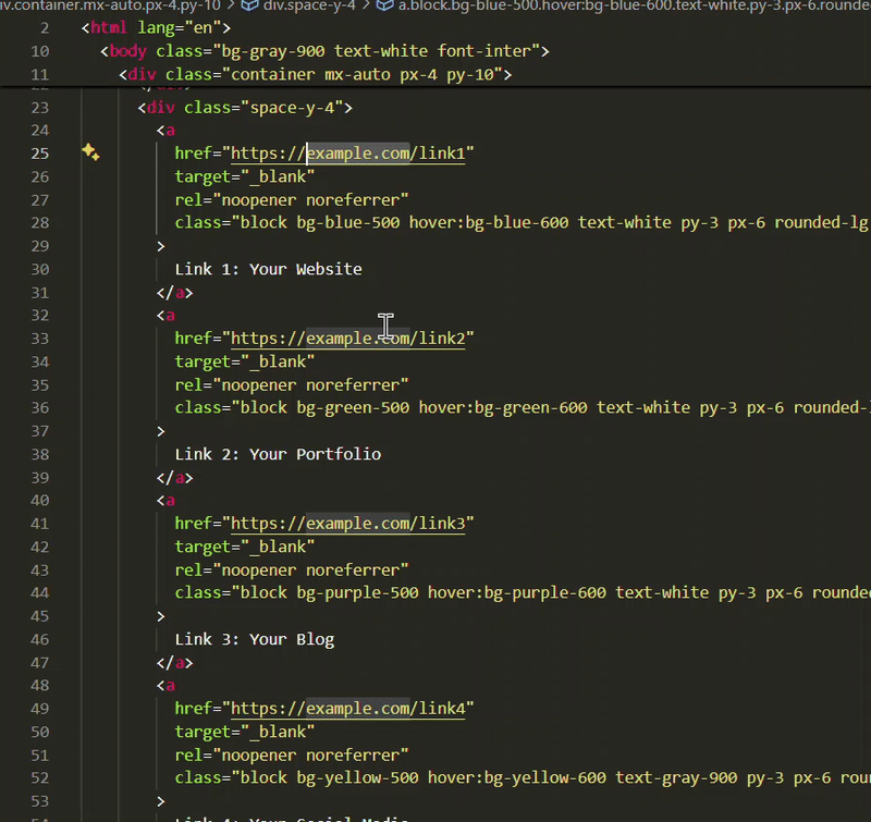 Use Multi Cursor In Vs Code To Edit Multiple Lines Simultaneously Vm And Cloud Hosting