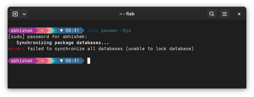Fixing 'failed to synchronize all databases' Pacman Error in Arch Linux